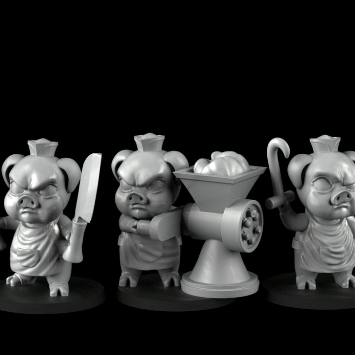 3D Printable Princesses got angry Bundle by Crosslances