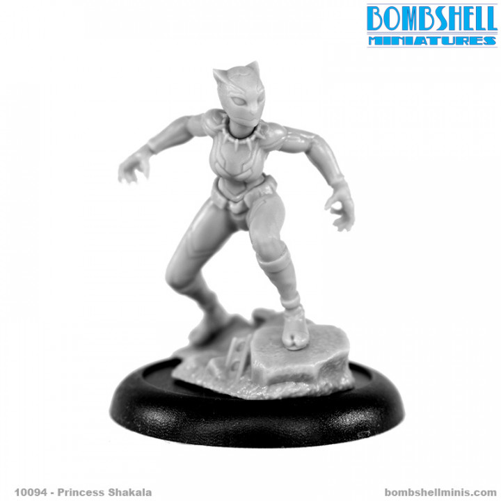 3D Printable Shakala by Bombshell Miniatures