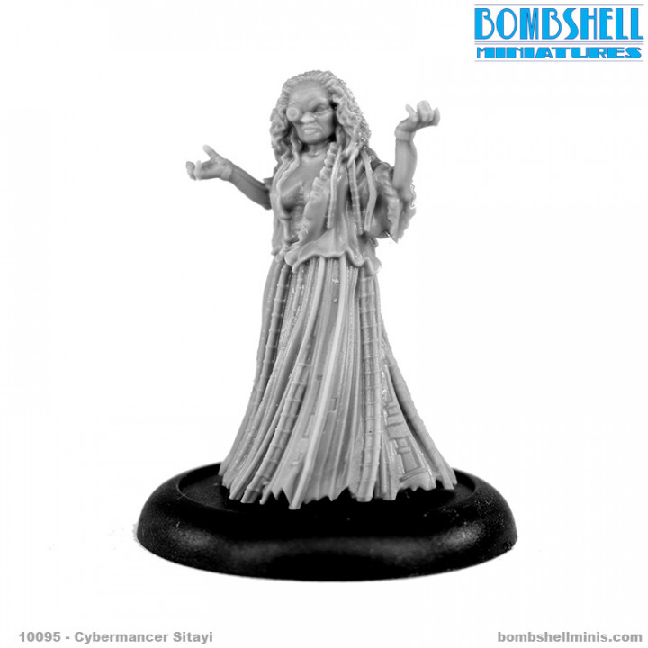 3D Printable Cybermancer Sitayi by Bombshell Miniatures