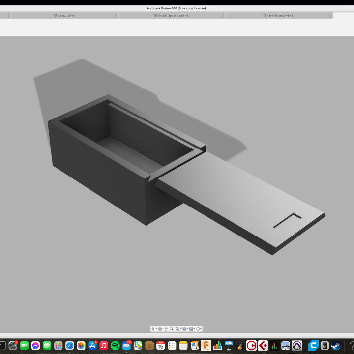3D Printable compact box by stl manikis