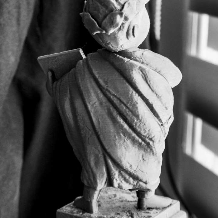 3D Printable Fallout Vault Boy Statue by Todor Kolev