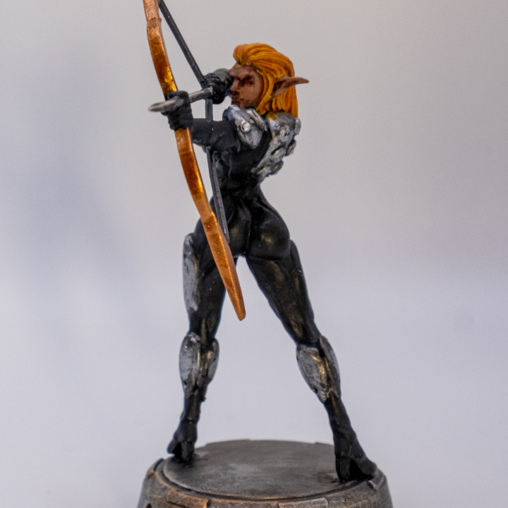3D Print of YELLOW SIGH FEMALE ELF TRACKER by Shaihulud