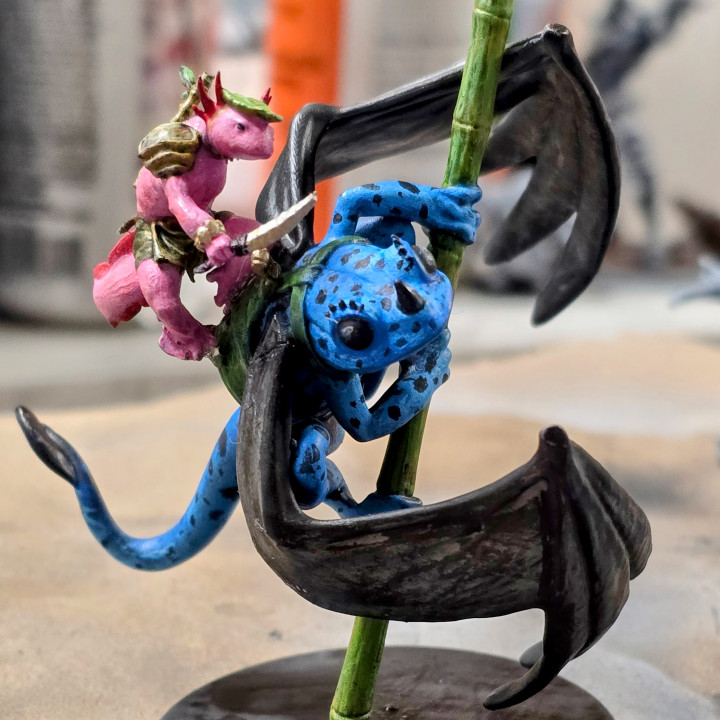 3D Print of Glork the Flying Frog - Presupported by TheWeePirate