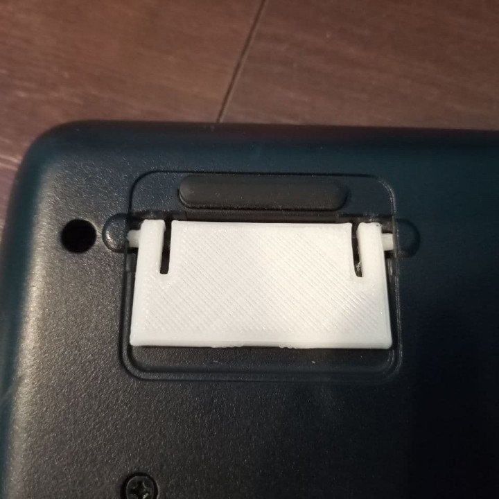 3D Printable Microsoft Wired Keyboard 600 leg/foot by Max