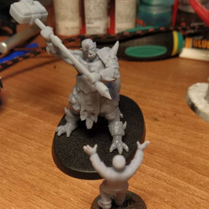 3D Printable Dragon Ogre Squad by Magori Minaitures