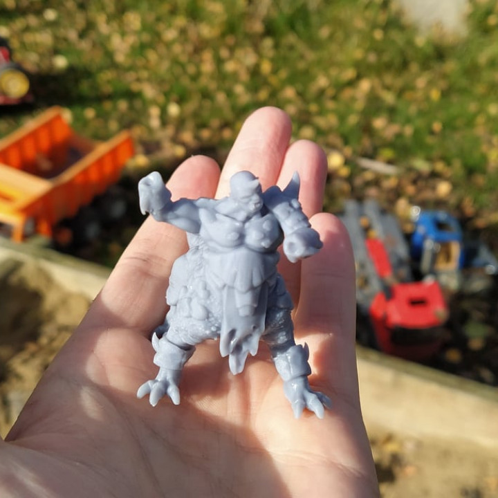 3D Printable Dragon Ogre Squad by Magori Minaitures