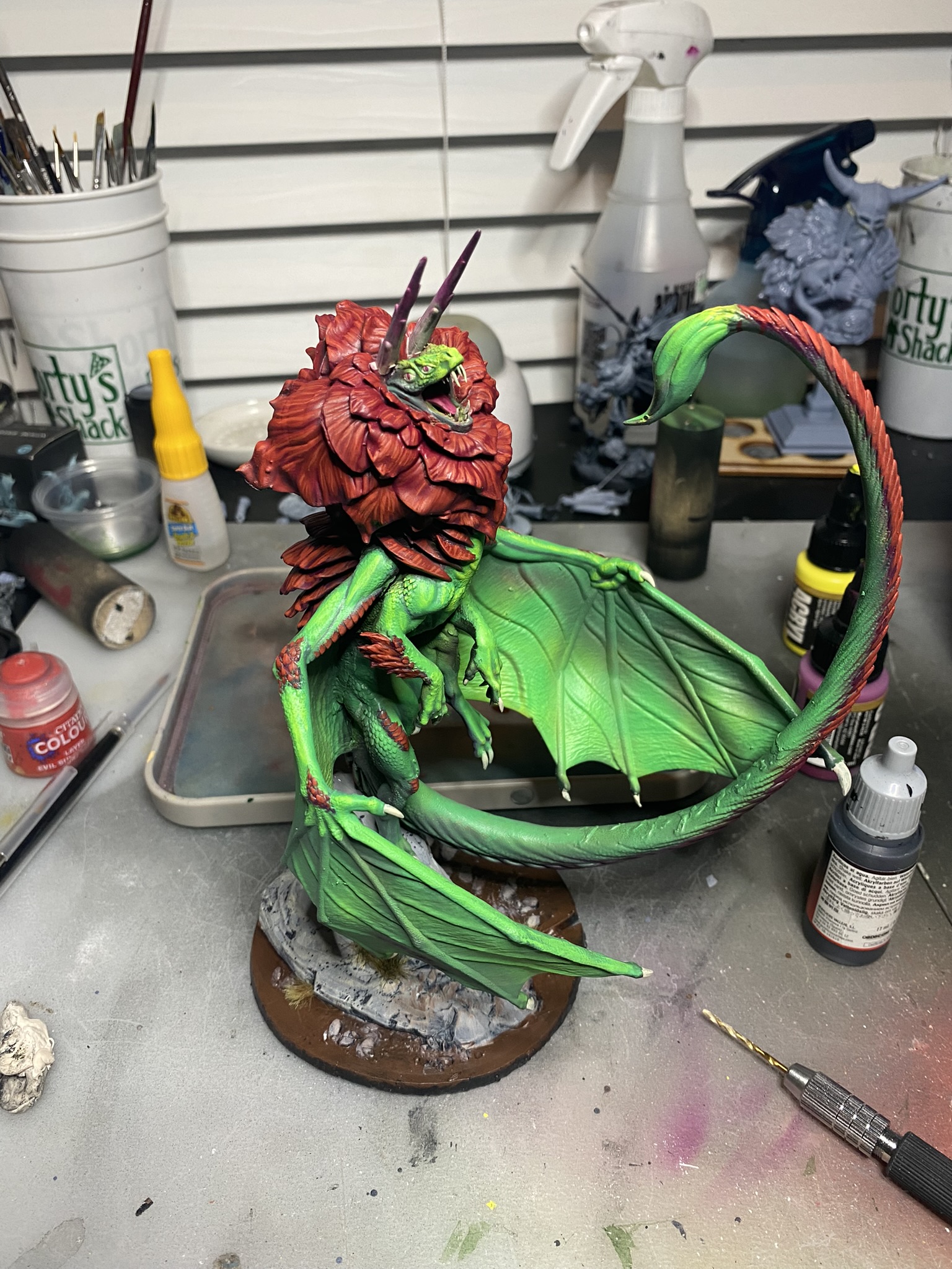 3D Printable Vile Blossom Dragon - Presupported by The Dragon Trappers ...