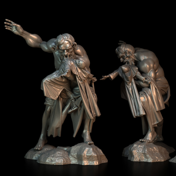 3D Printable Saturn Devouring his Sons by Ezipion Digital Store