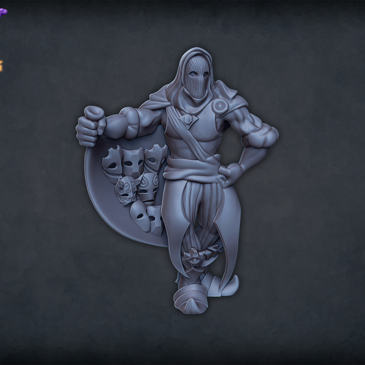 3D Printable Mask merchant by Jacob Olsson - Roleplaying & Miniatures