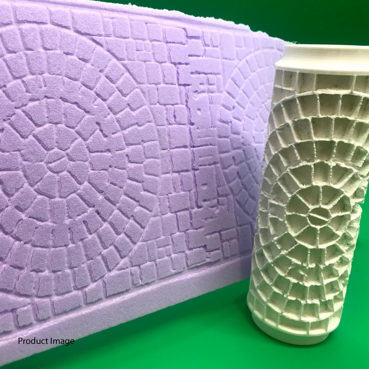 3D Printable Texture Roller by Arif Sethi