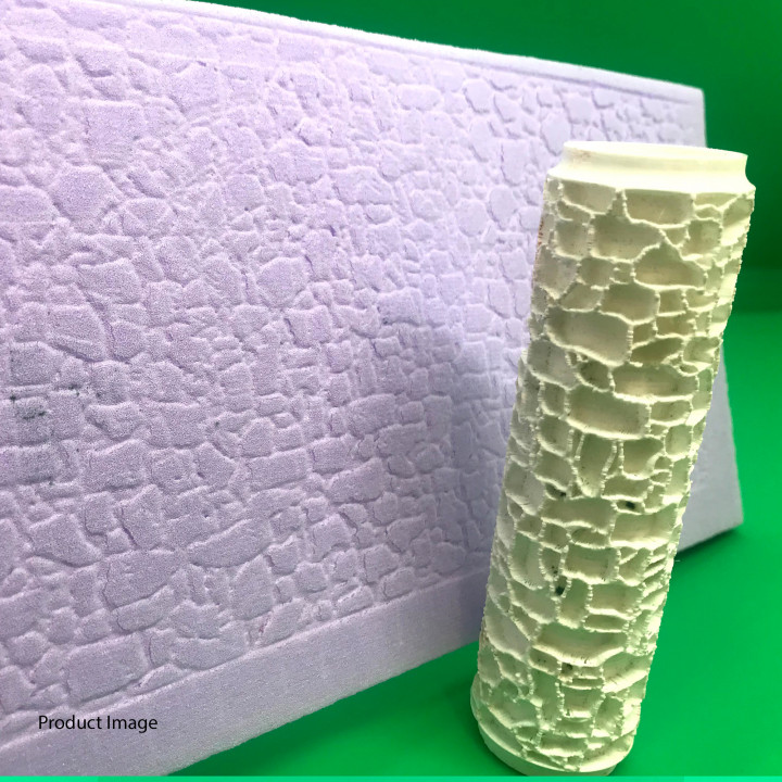 3D Printable Texture Roller by Arif Sethi