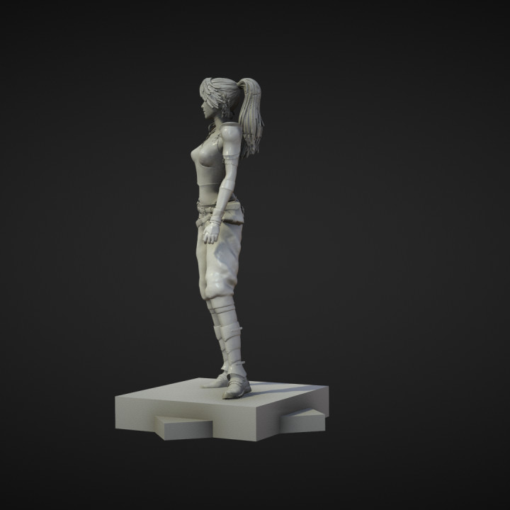 3D Printable Jessie Raspberry - Final Fantasy 7 Remake by Lazy Bear