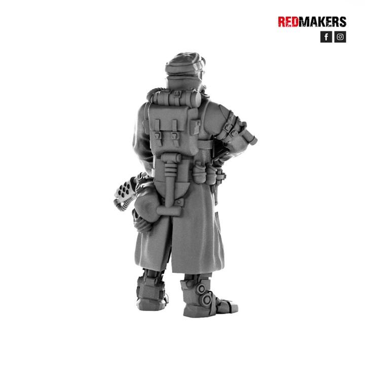 3D Printable Death Squad Engineers of the Imperial Force by RedMakers