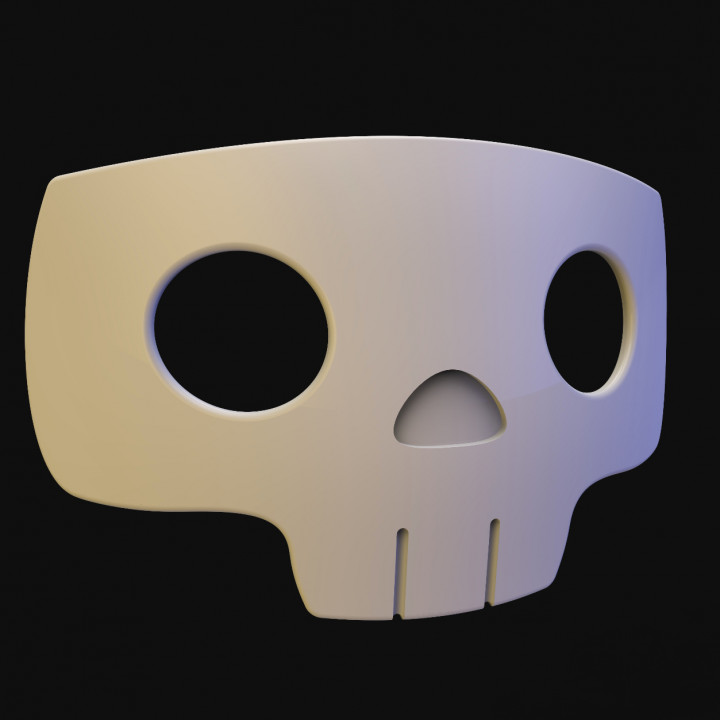 3D Printable Superplastic Inspired Guggimon Mask by Lloyd Bolts
