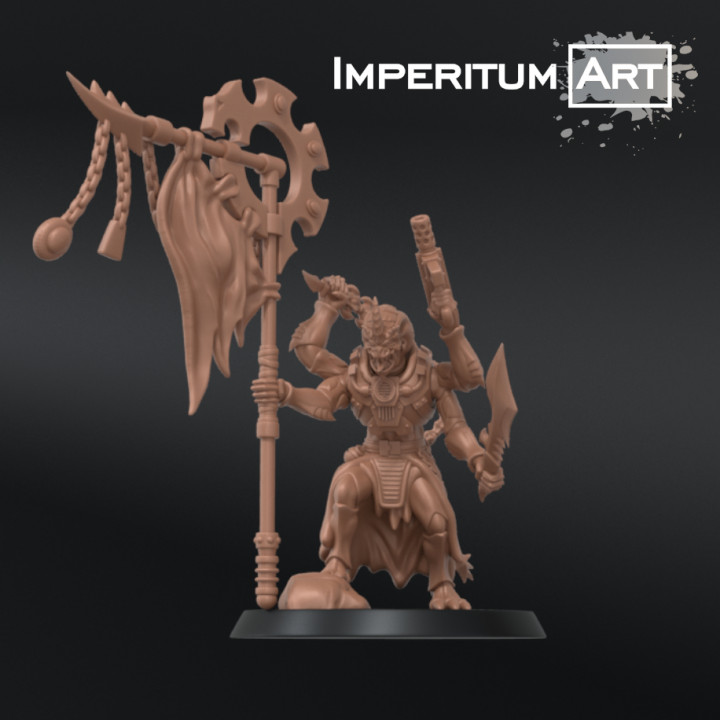3D Printable Alien beetle cultists by ImperitumArt