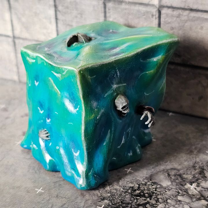 3D Print of Gelatinous Cube by mikemeyer2