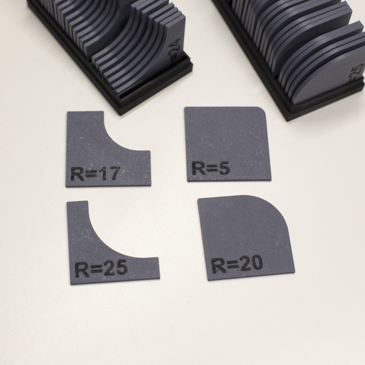 3D Printable Radius Gauges by Awkward Engineers