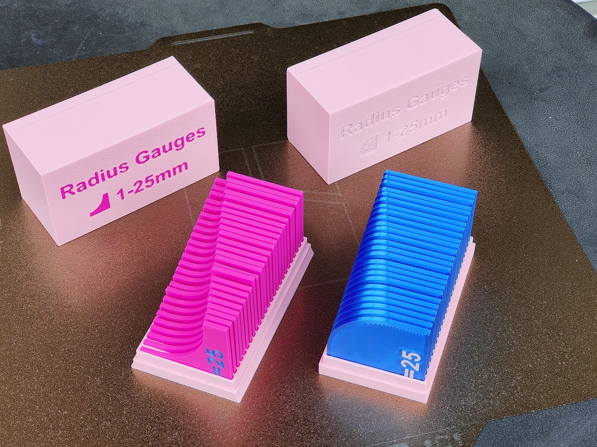 3D Printable Radius Gauges by Awkward Engineers