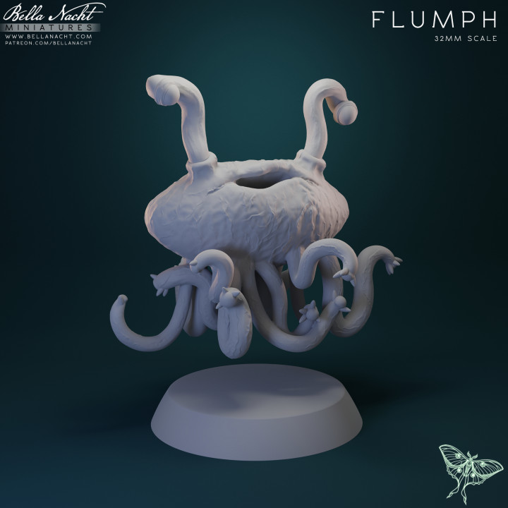 3D Printable Flumph by Bella Nacht Minis