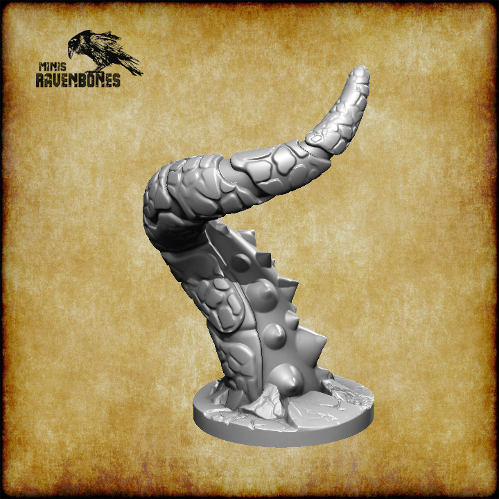 3D Printable Alien Worm bundle Pre-supported by RavenBonesStudio