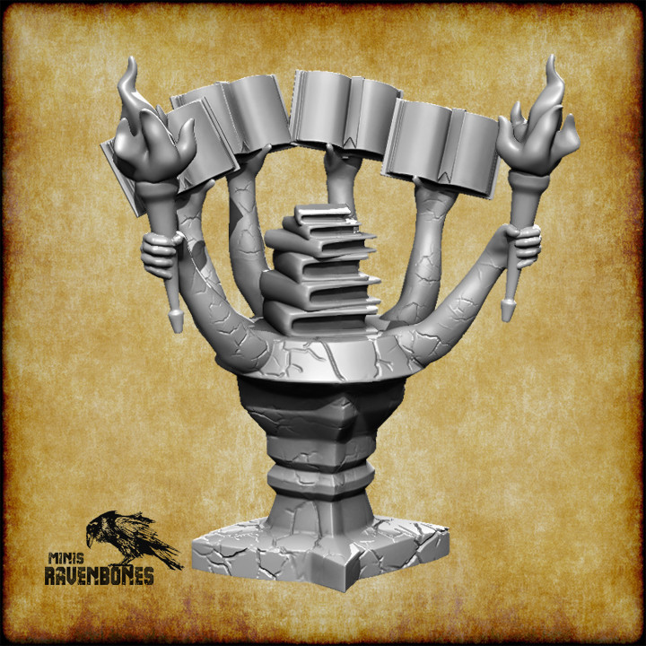 3D Printable Altar bundle Pre-supported by RavenBonesStudio