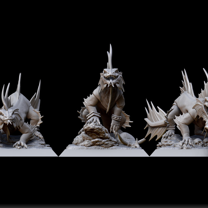 3D Printable SALAMANDER UNIT by Raven Twin Miniatures