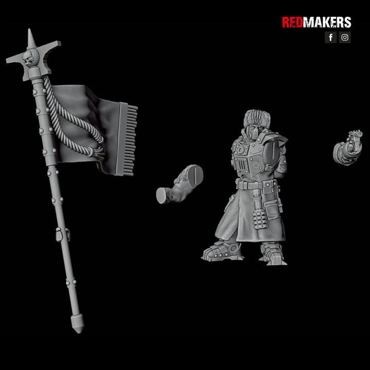 3D Printable Ice Warriors - Command Squad of the Imperial Force by ...