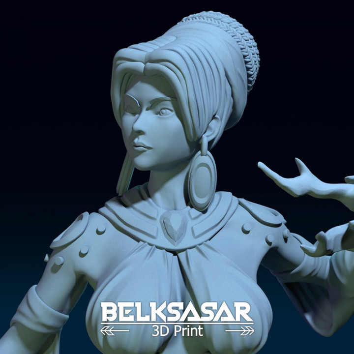 3D Printable Sorcerer Gypsy Girl by Belksasar