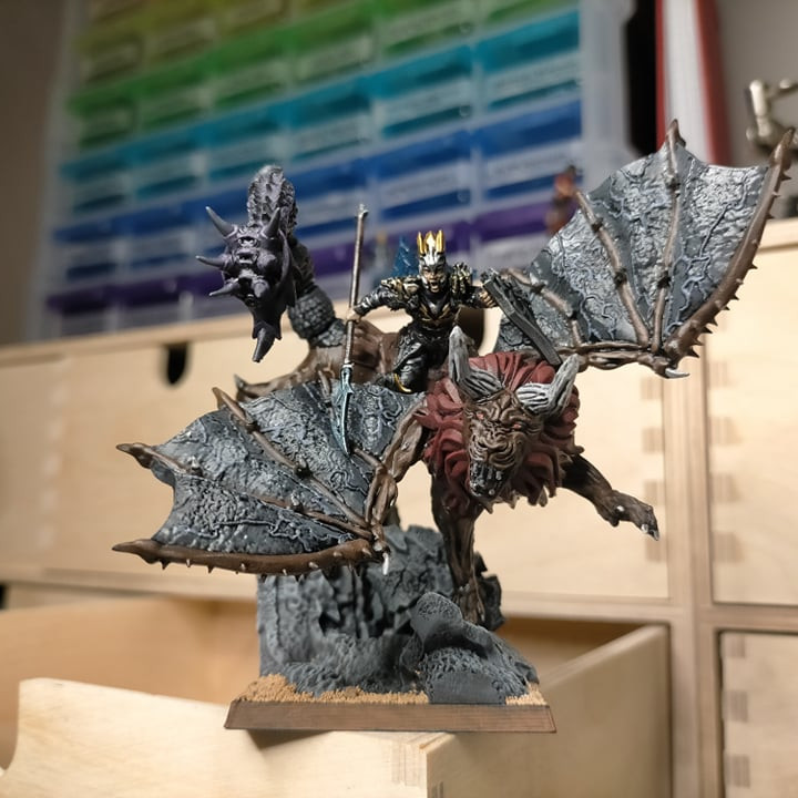 3D Print of Dark Prince on Manticore by Nareikai