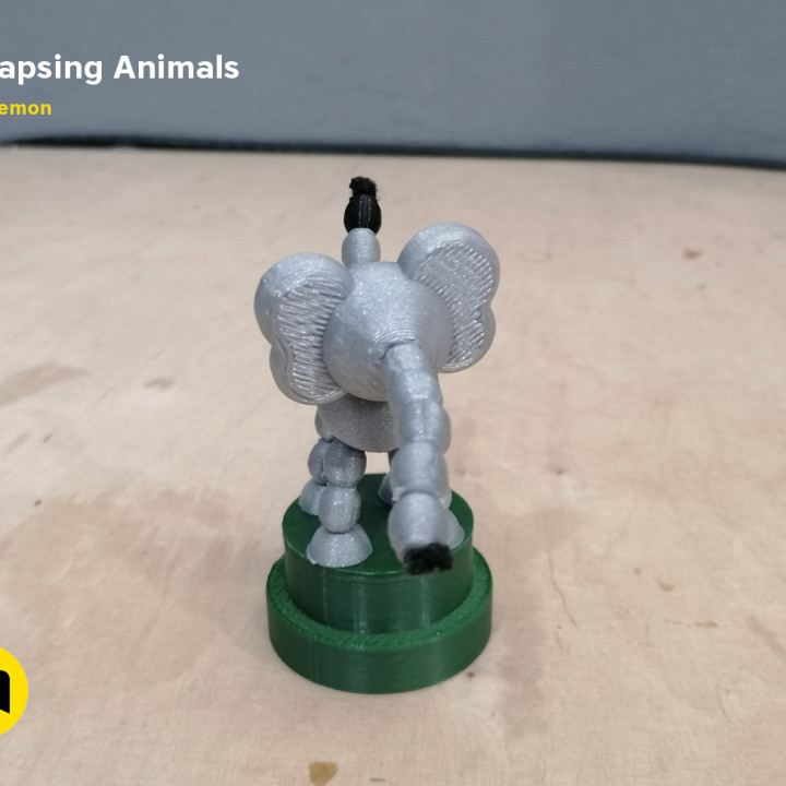 3D Printable Collapsing Animal Toys by 3Demon