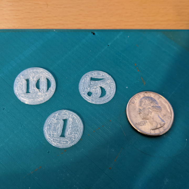 3D Printable RPG Coin Sets by Austin