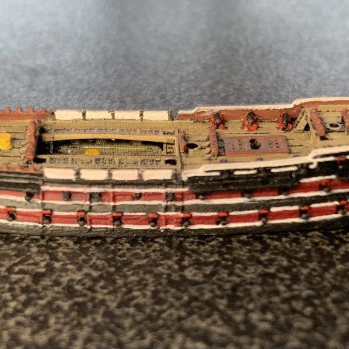 3D Printable Spanish 3rd rate "San Juan Nepomuceno" (74 guns) by Turner ...