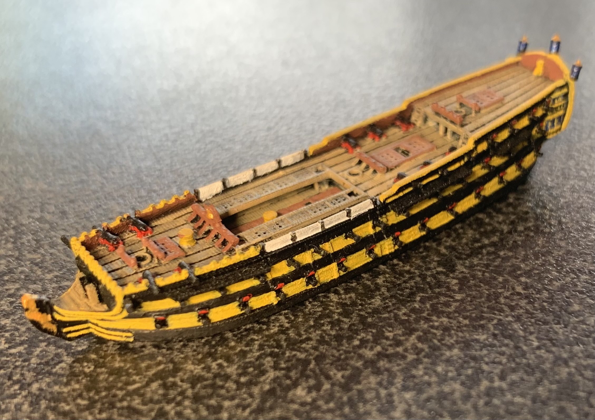 Spanish 3rd rate "San Juan Nepomuceno" (74 guns)