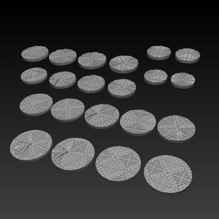 3D Printable UnderCity Flooring: Sci-Fi Miniature Bases by Ill Gotten Games