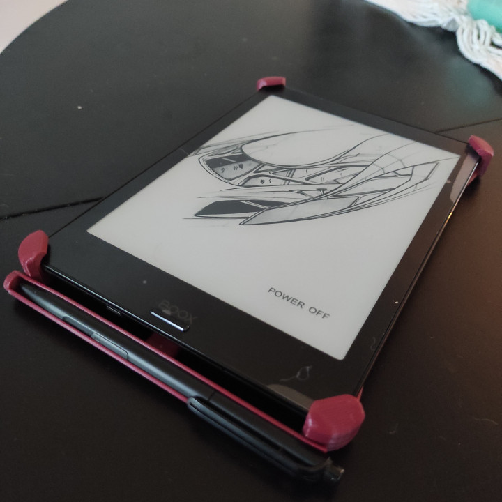 3D Printable Boox Nova 2 case with pen holder. by J0hn P@rkhill