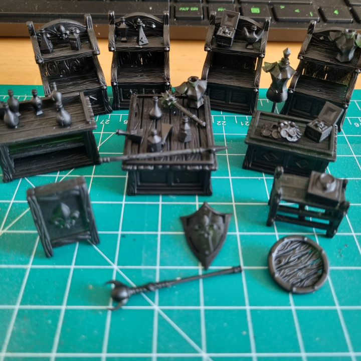 3D Print of Hero Shop - Extra Items by Jenimy