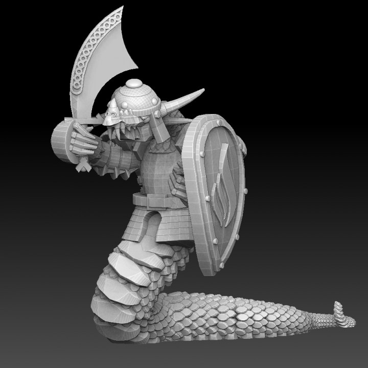 3D Printable Snakeman Megapack by Sharedog Miniatures