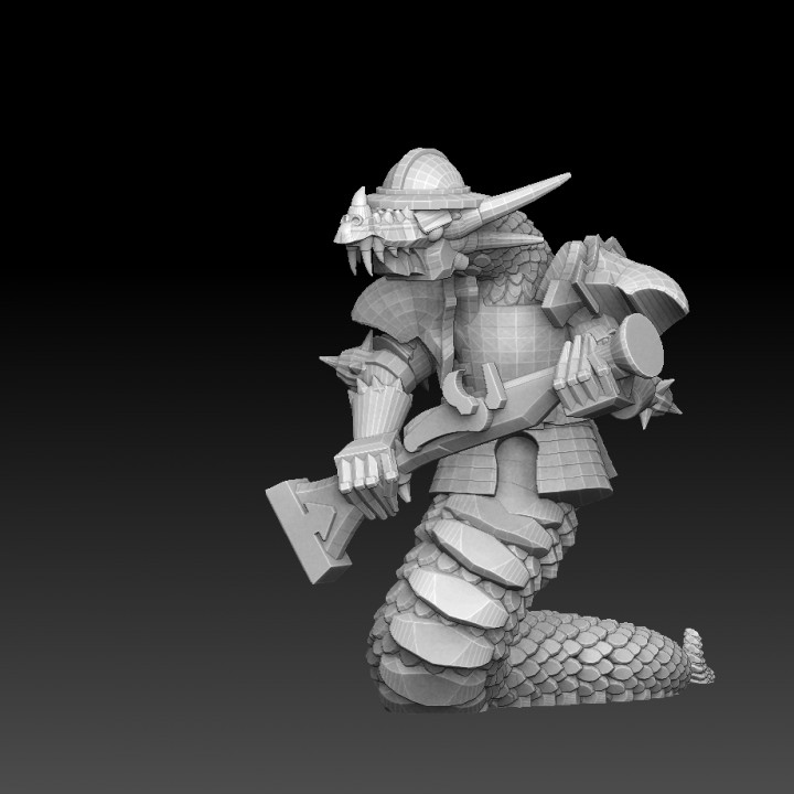3D Printable Snakeman Megapack by Sharedog Miniatures