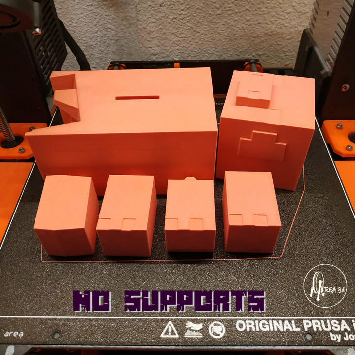 3D Printable Piggy Bank by Area 3d Studio