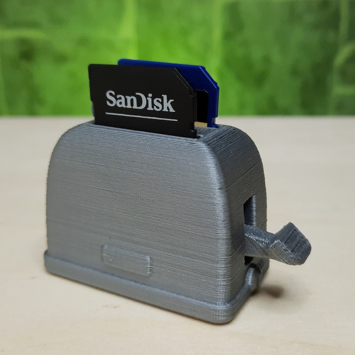 3D Printable SD Card Toaster Print In Place by Adha Arimi