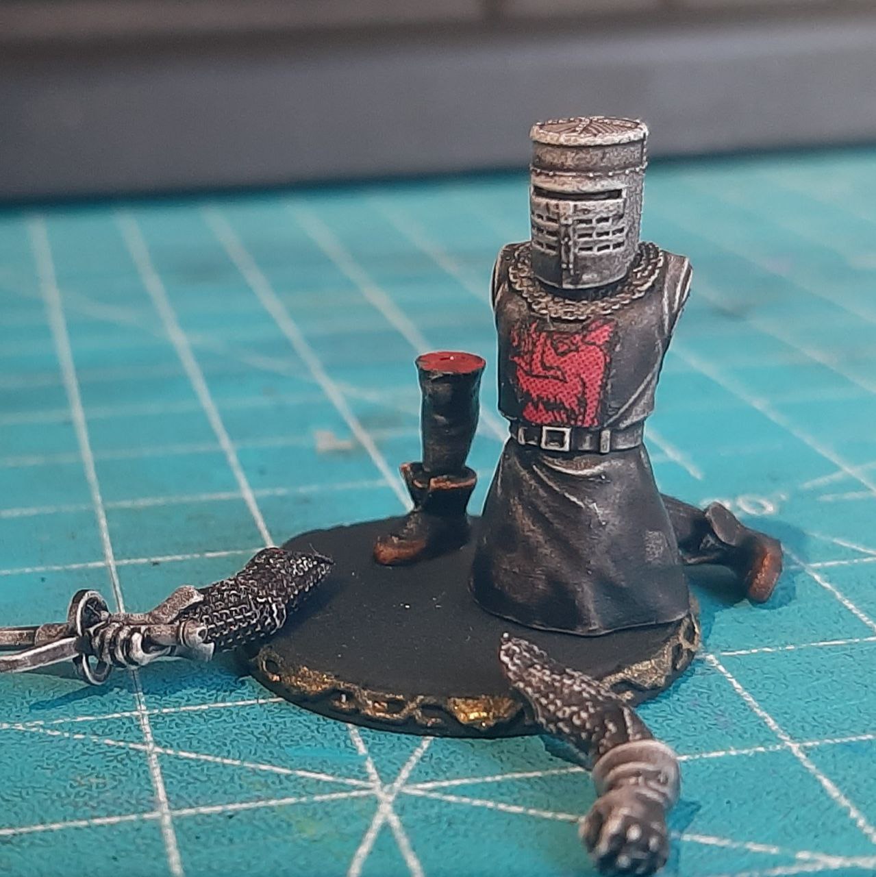 3D Printable Black Knight from Monty Python - Highlands Miniatures by ...