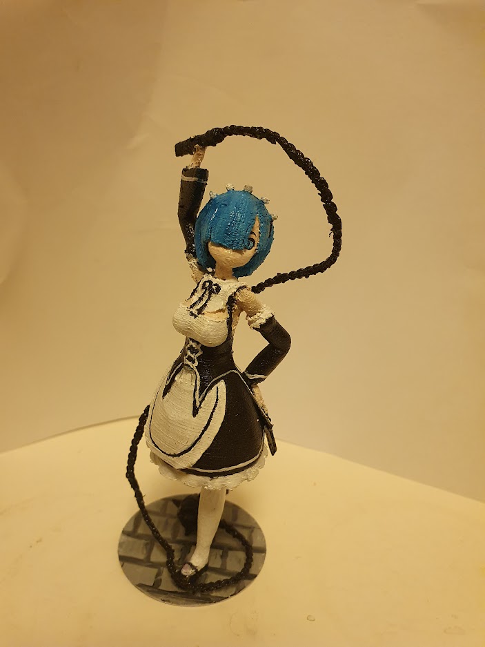 3D Printable Rem - Re-Zero by Mandrake