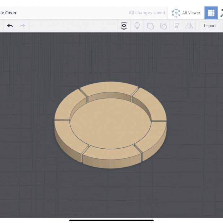 3D Printable Manhole Cover Bases by Dwayn Wyley