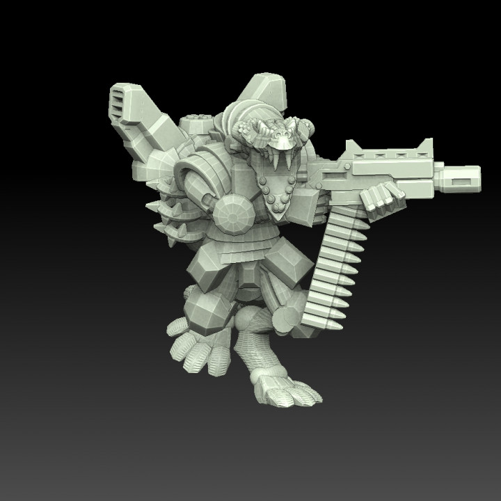 3D Printable Space Lizards Megapack by Sharedog Miniatures