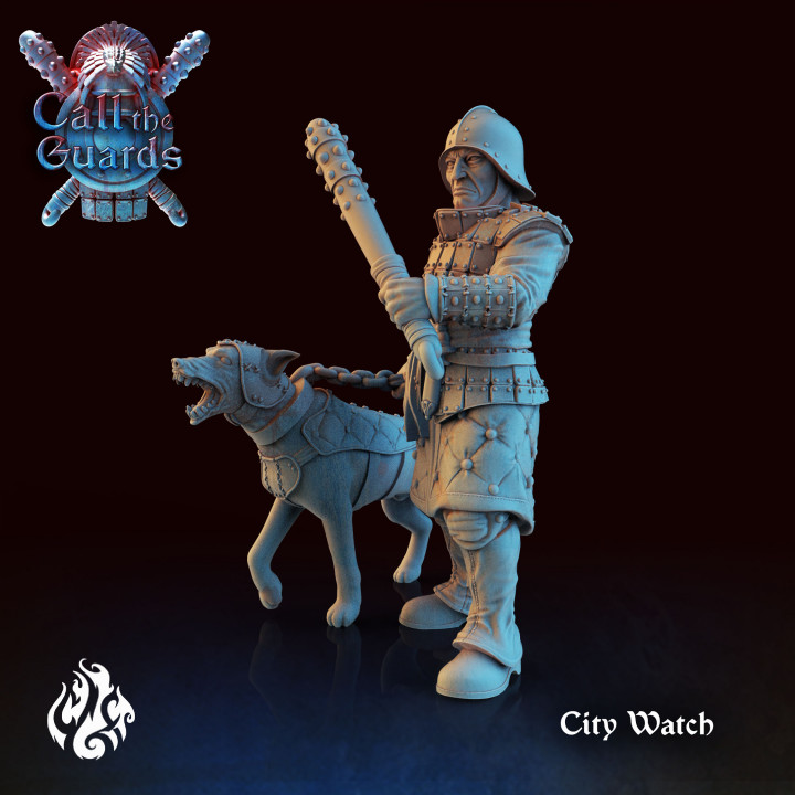 3D Printable City Watch Guardsmen by Crippled God Foundry