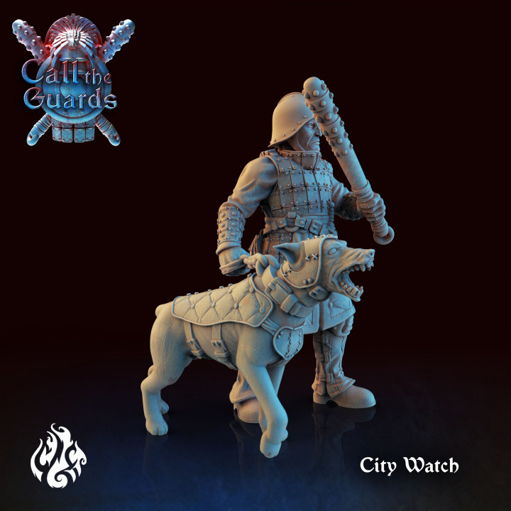 3D Printable City Watch Guardsmen by Crippled God Foundry
