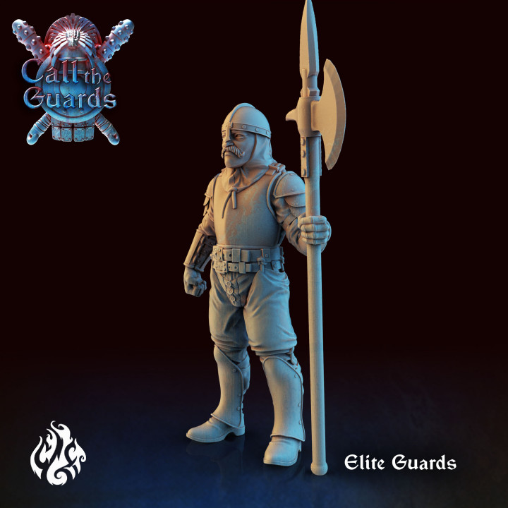 3D Printable Elite Guards by Crippled God Foundry
