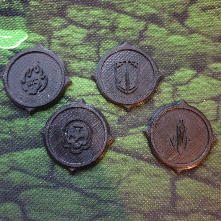 3D Printable Outriders class emblems by hallvard Storvold