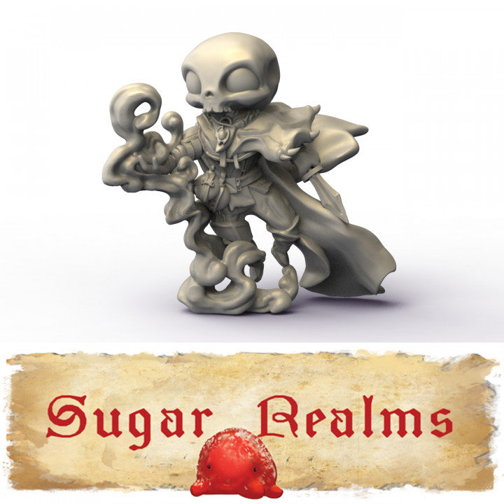 3D Printable Sugar Realms - Sucron Sorcerer by Axolote Gaming