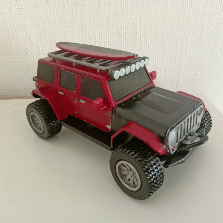 3d Print Of Jeep Wrangler Fully Printable By Robertnowicki1